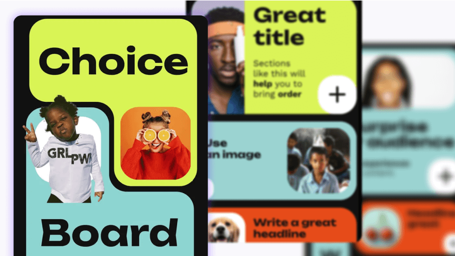 Free digital choice board maker | Genially